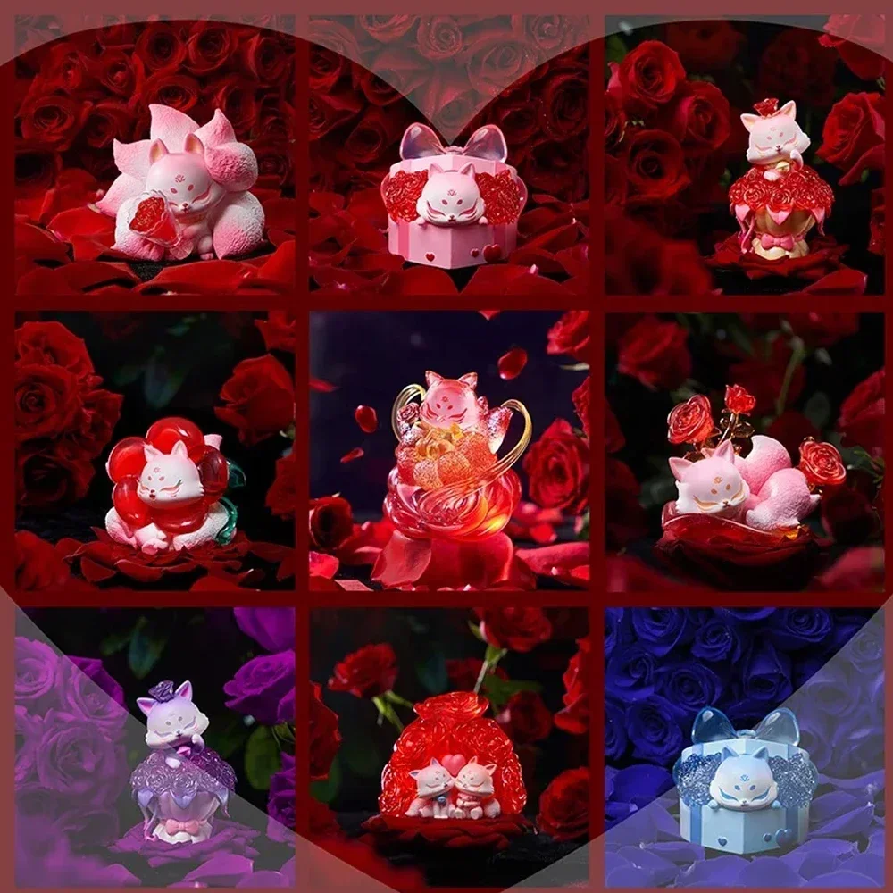 Ancient Nine Fox Rose Fairy Series Blind Box Toys Mystery Box Mistery ...