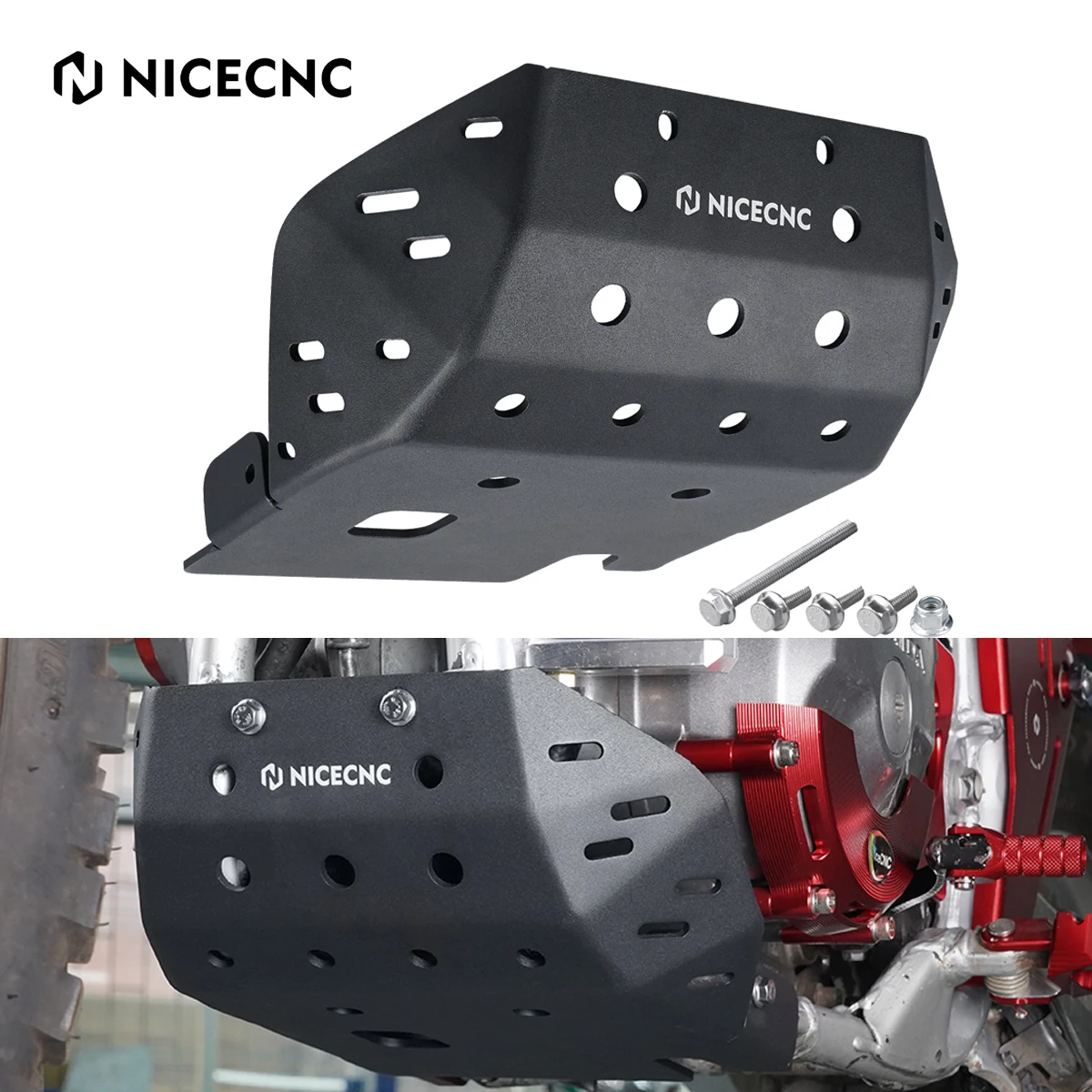Motorcycle-Aluminum-Skid-Plate-Engine-Bottom-Guard-For-Honda-XR-650L ...