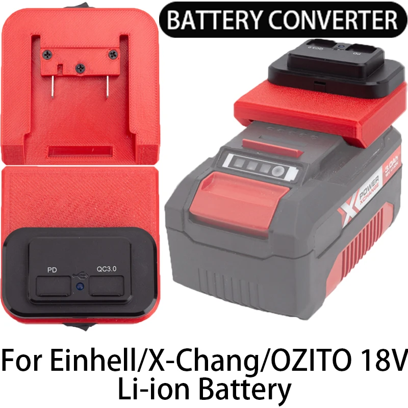 Adapter-for-Einhell-X-Chang-OZITO-18V-Li-ion-battery-adapter-converts ...