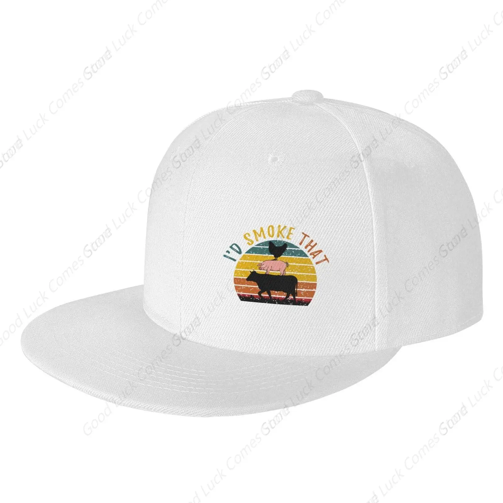 I-d-Smoke-That-Patriot-BBQ-Barbeque-Cook-Chef-Snapback-Hat-Classic-Flat ...
