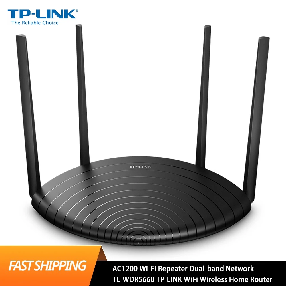 TL-WDR5660-TP-LINK-WiFi-Wireless-Home-Router-AC1200-Wi-Fi-Repeater-Dual ...