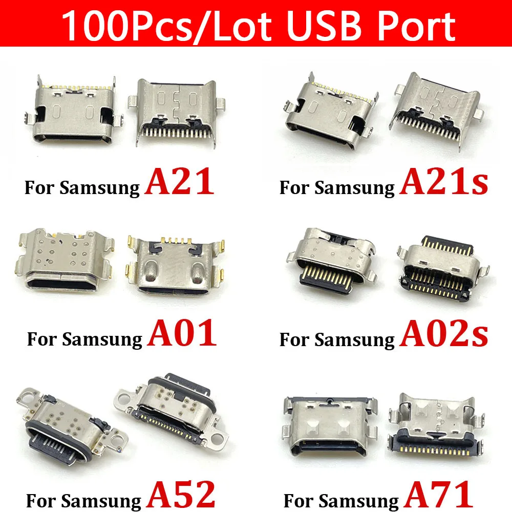 100Pcs/Lot, Micro USB Connector Charging Port Jack Plug For Samsung A10 ...