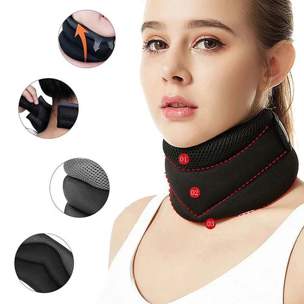 Three-stage-Neck-Brace-Breathable-Neck-Brace-Adjustable-Anti-Snoring ...