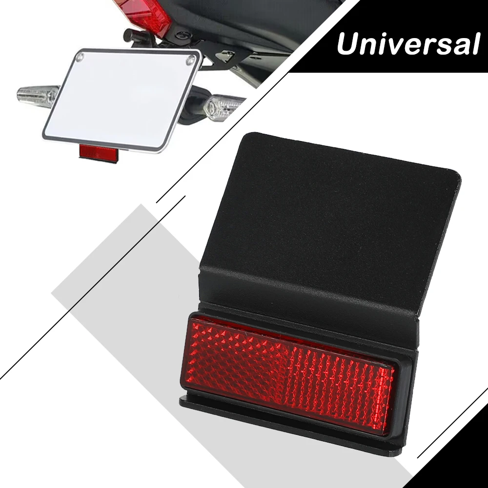 Universal-Motorcycle-License-Plate-Holder-Parts-Extend-Tail-Reflector ...