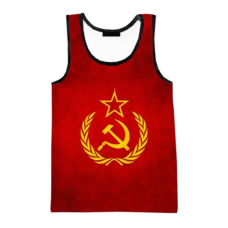 2024-Fashion-Russia-Flag-3D-Printed-Tank-Tops-Men-Clothing-Summer ...