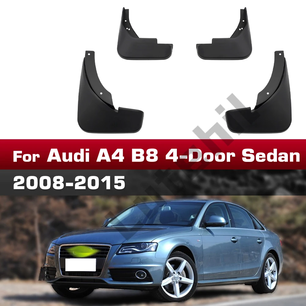 Fender For Audi A4 B8 2008 2009 2010 2011 2012 2013 2014 2015 Mudflaps ...