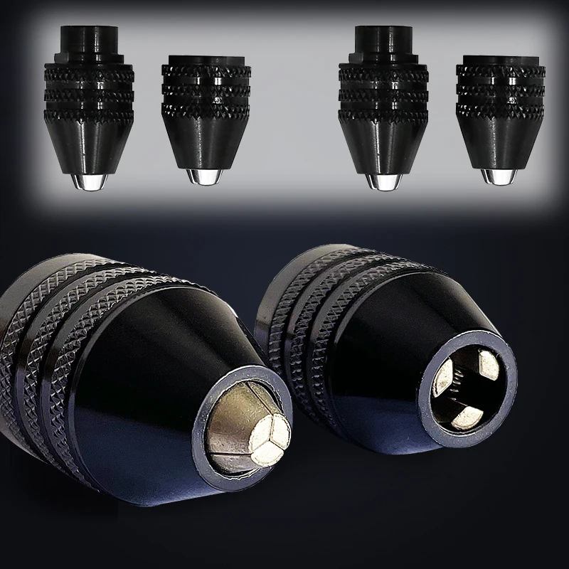 Multi Quick Change Keyless Chuck For Dremel Grinder Rotary Tool 0.5-3 ...