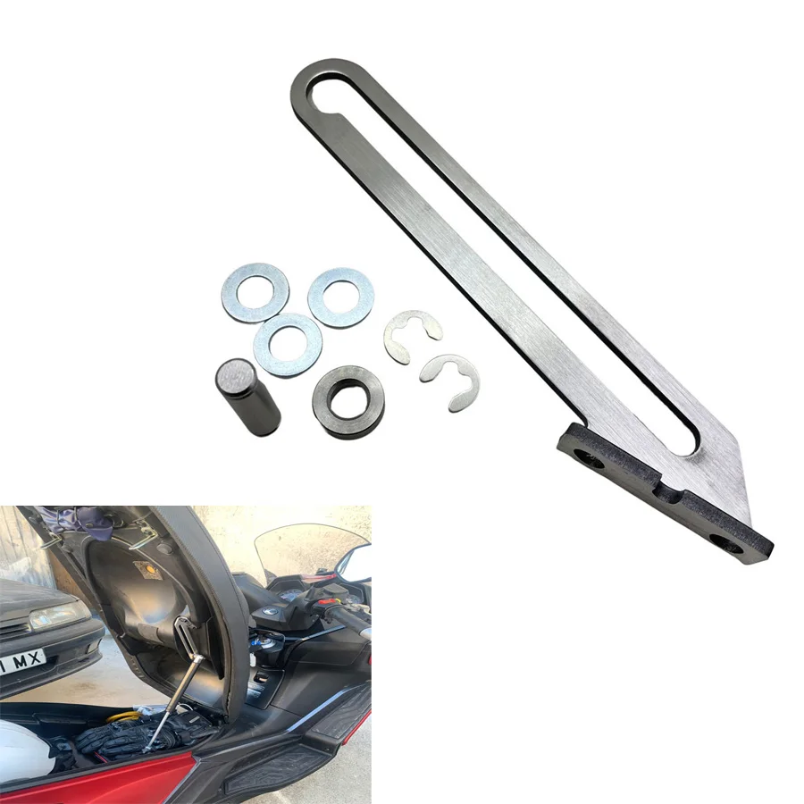Steel Motorcycle Seat Cushion Stopper Tracks Open Angle Increases ...