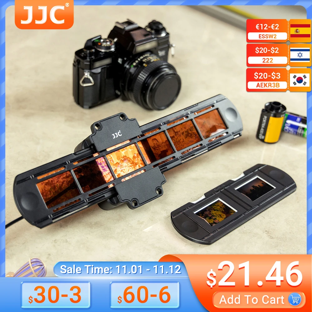 Jjc Negative Copying Led Light Set For 35mm Film Negatives Film ...