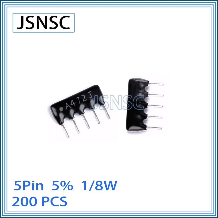 JSNSC 200PCS 5Pin A221J A331J A471J A102J A512J A103J A104J 330R 1K 2K ...