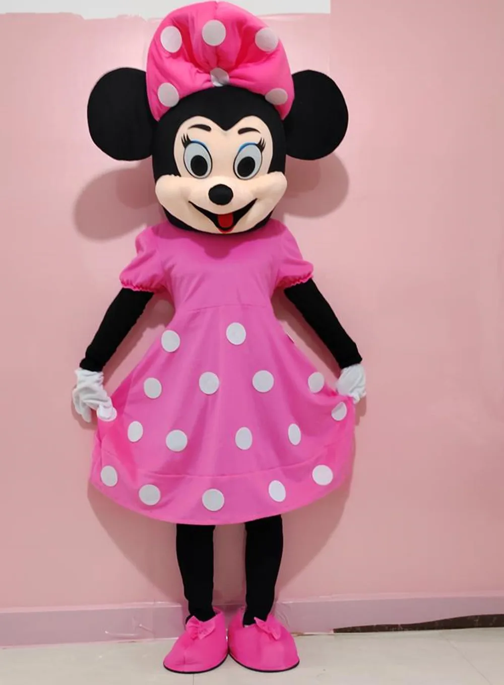 Pink Minnie Mouse Costume Adults
