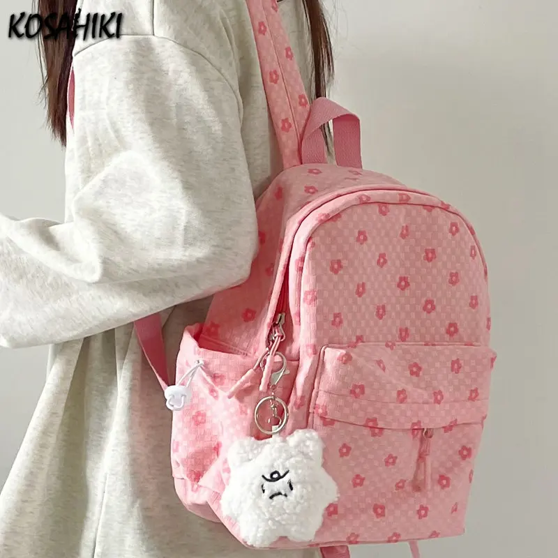 Mini-Japanese-Sweet-Floral-Print-Backpack-Casual-Y2k-Aesthetic-Preppy ...