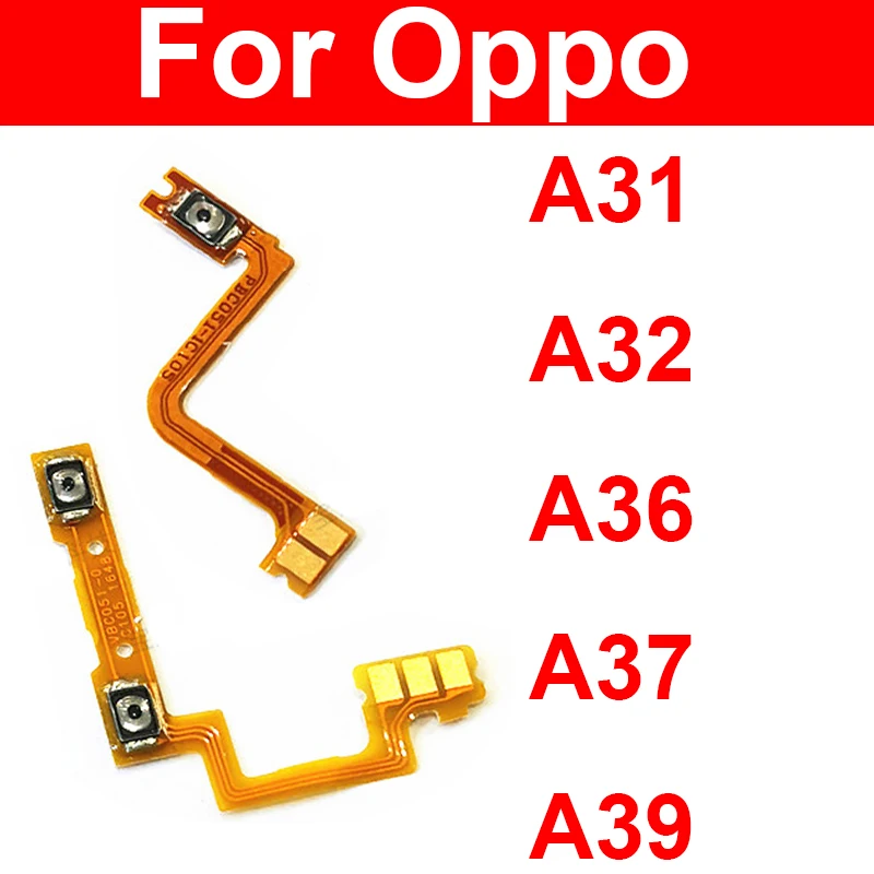 Power Volume Flex Cable For OPPO A31 A32 A36 A37 A39 4G On OFF Power ...