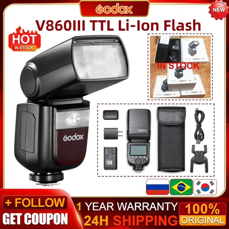 Godox-V860III-TTL-HSS-2-4G-Speedlite-V860III-C-V860III-N-V860III-S ...