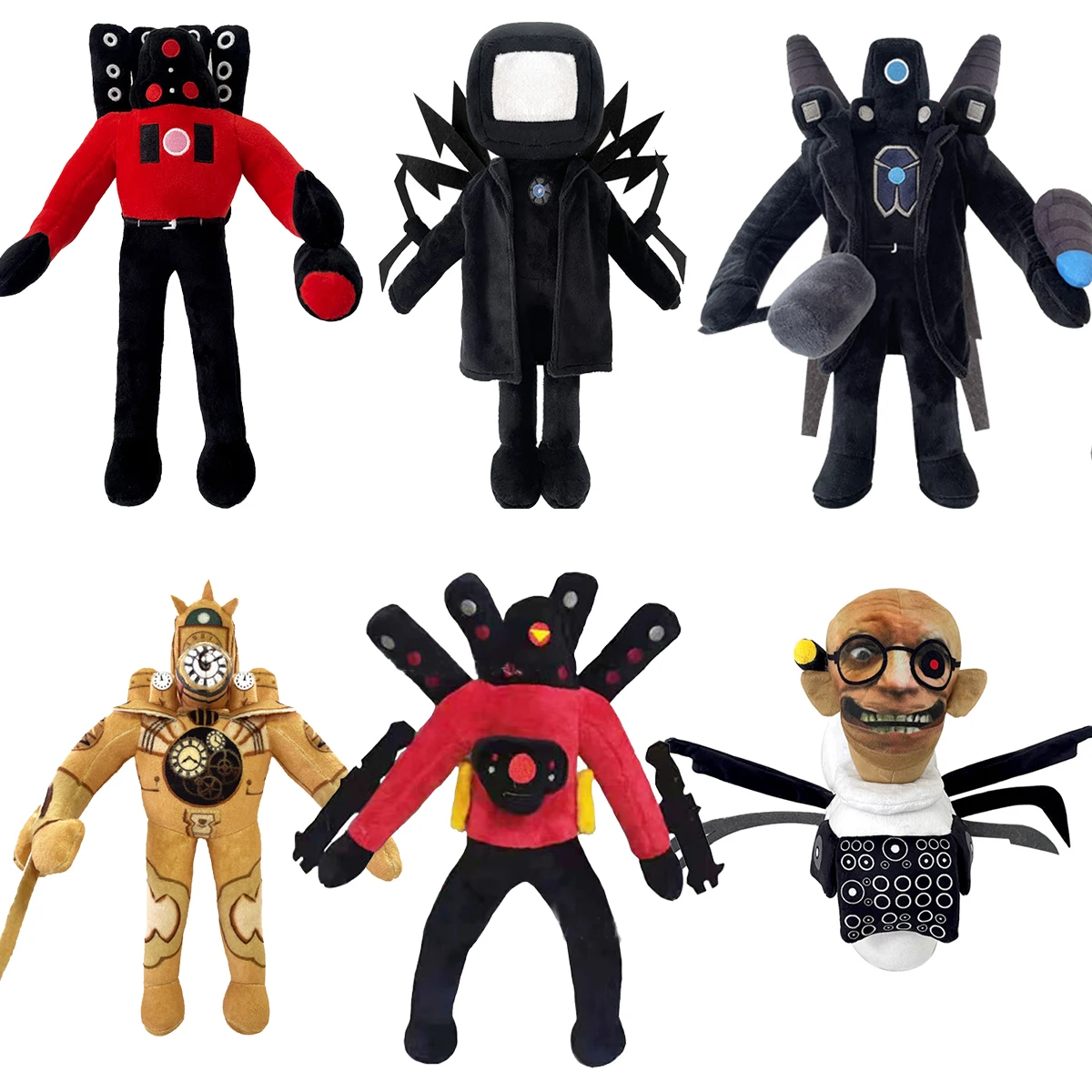 Newest-Skibidi-Toilet-Plush-Toys-Game-Speakerman-Boss-Camara-Titan-TV ...