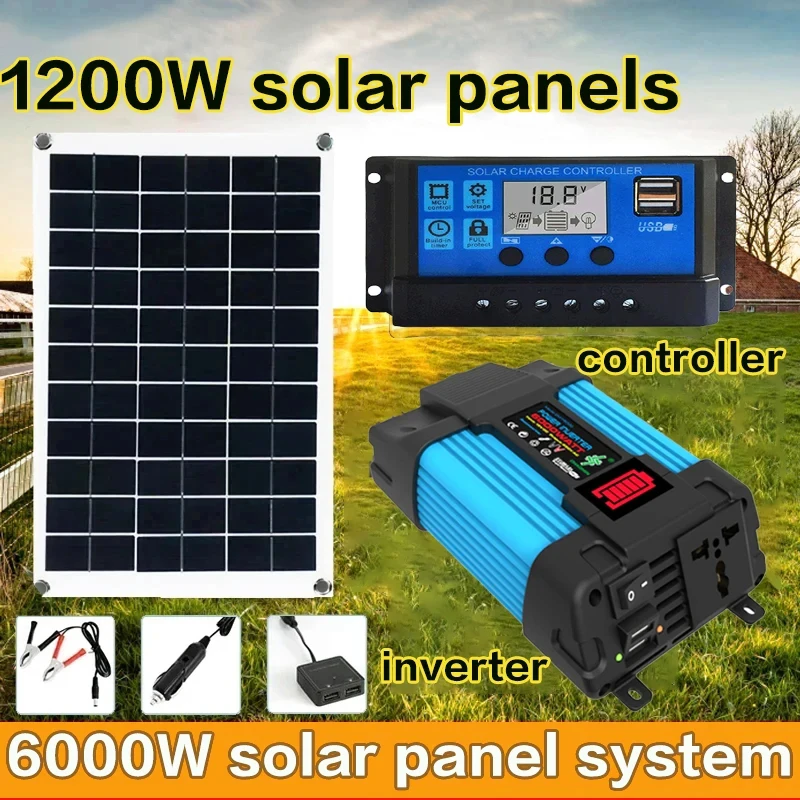 6000W-Solar-Inverter-Generation-110V-220V-1200W-Solar-Panel-Automotive ...