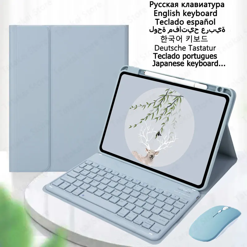 Tablet-Keyboard-for-Funda-Xiaomi-Pad-5-Keyboard-Case-with-Pen-Slot-for ...