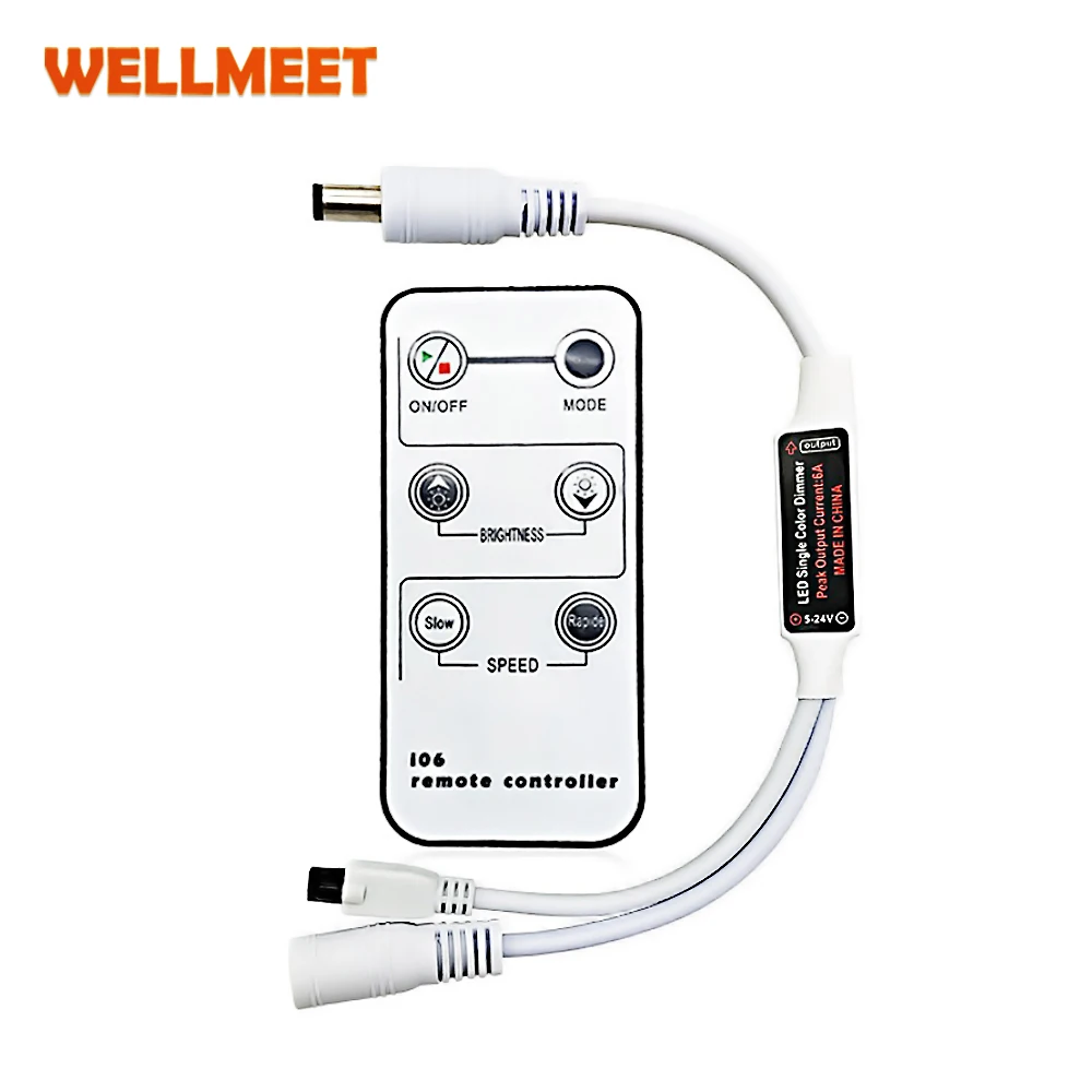 IR-Infrared-6-Key-Monochrome-Single-Channel-Dimming-Controller-LED ...