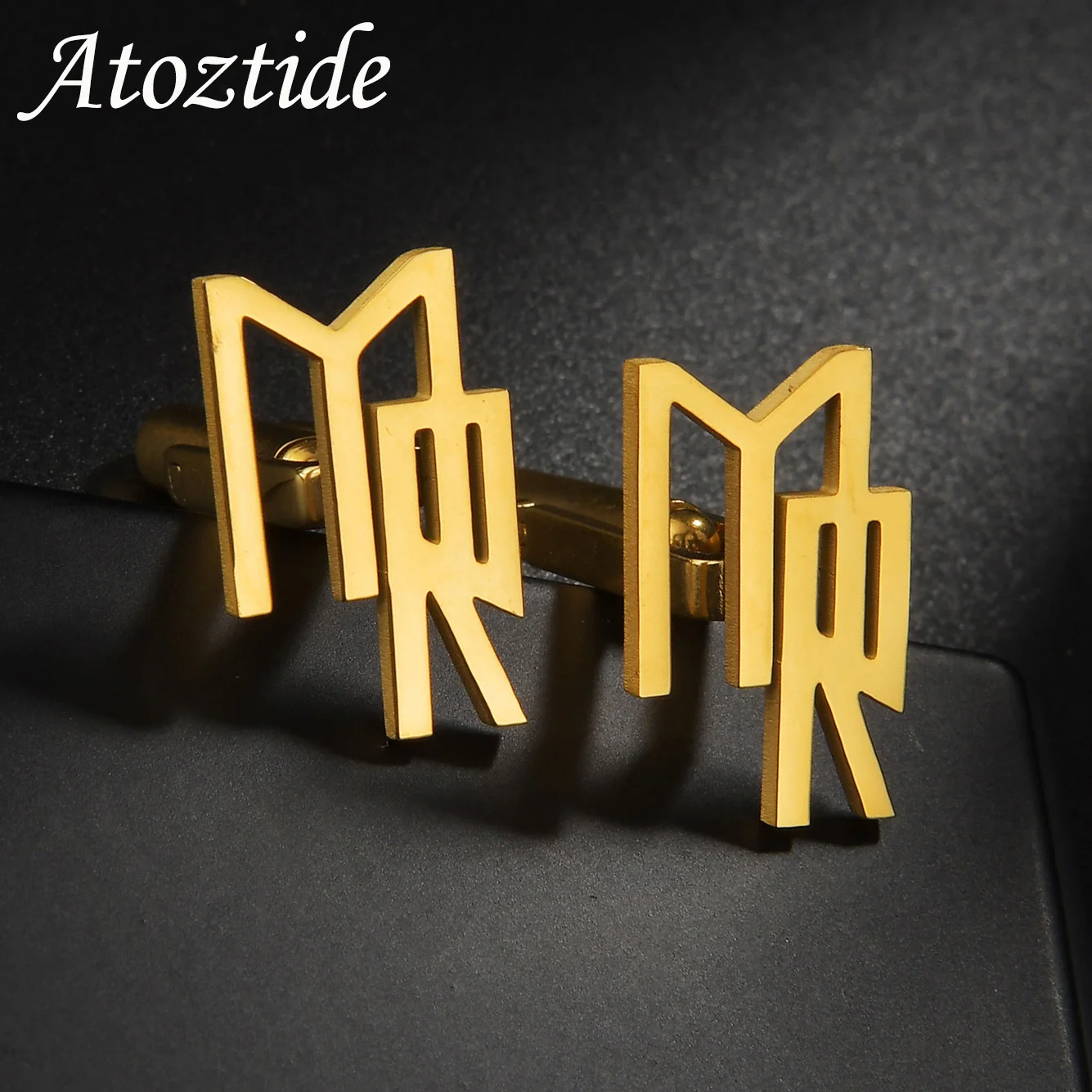 Atoztide-Personalized-Custom-Name-Cufflinks-for-Men-Shirt-Cuff-Buttons ...