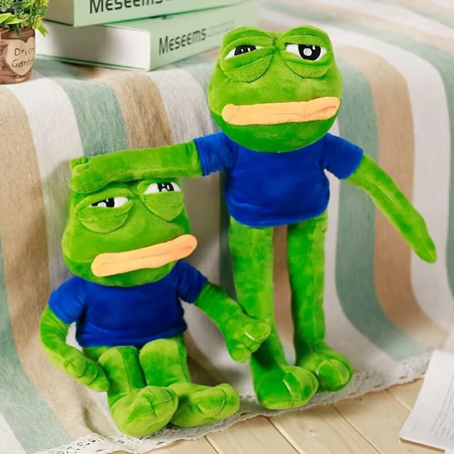 Sad Meme Face Frog