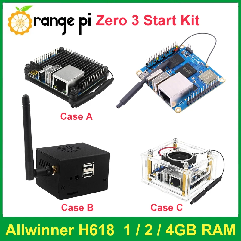 Orange-Pi-Zero-3-Placa-de-desarrollo-1GB-2GB-4GB-de-RAM-Allwinner-H618 ...