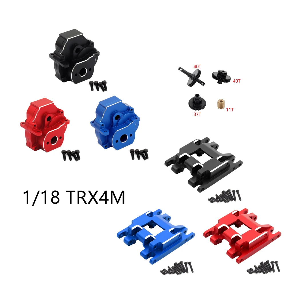 Metal-Gearbox-Mount-Transmission-Gears-Set-for-TRX4M-TRX4-M-1-18-RC ...
