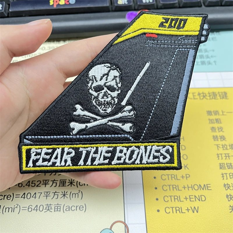 JOLLY-ROGERS-Embroidered-Patch-VFA-103-Tactical-Patch-Fashion ...