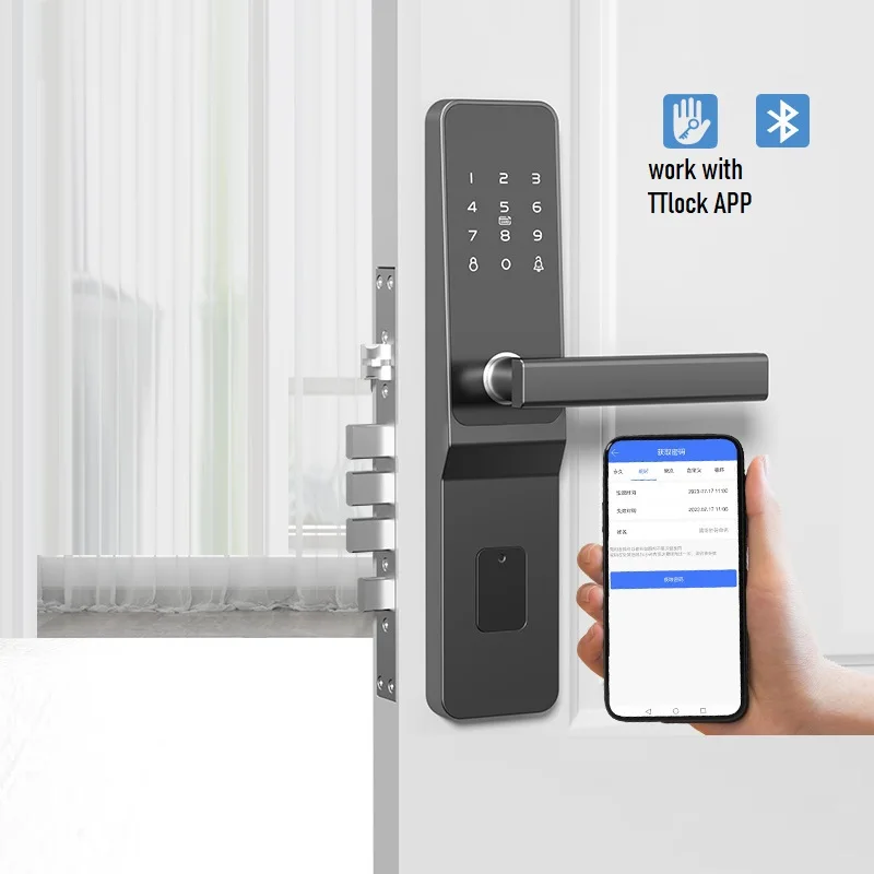 TTlock-Smart-Door-Lock-Password-Anti-theft-Electronic-Door-Lock-IC-Card ...