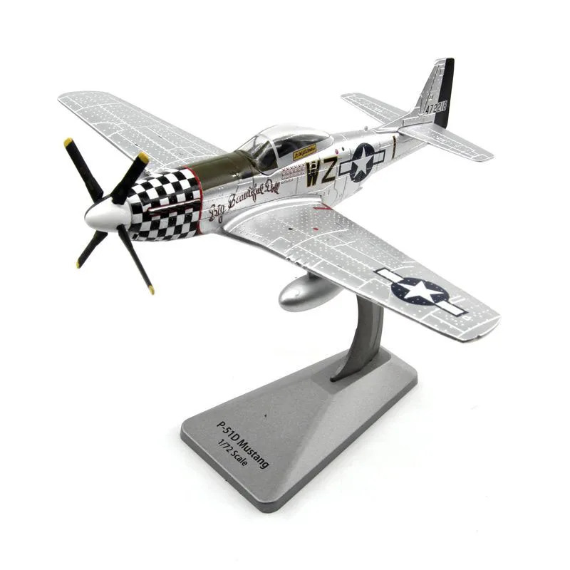 Diecast-1-72-Scale-American-P-51D-Fighter-P51-Finished-Alloy-Aircraft ...