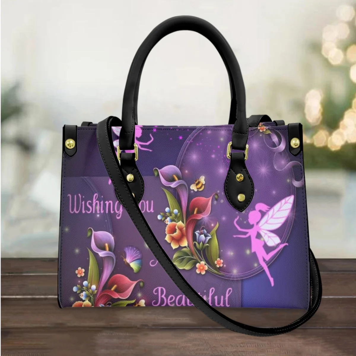 FORUDESIGNS-Women-Handbags-Flower-Fairy-Fashion-Leather-Messenger-Bag ...