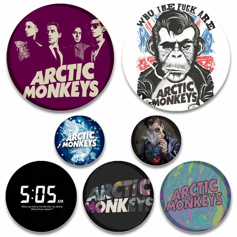 58mm-ARCTIC-MONKEYS-Icon-Pins-Badge-for-Clothes-Anime-Enamel-Pin-Cute ...