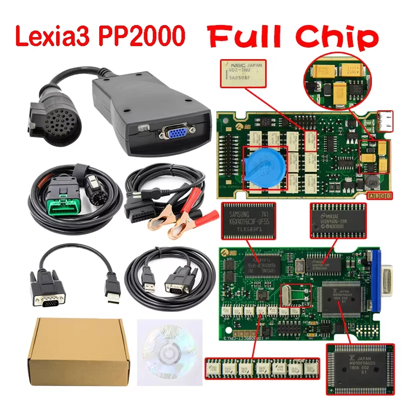 Best Full Chip Lexia-3 PP2000 Diagbox V9.68 Full Chip V9.91 Firmware ...