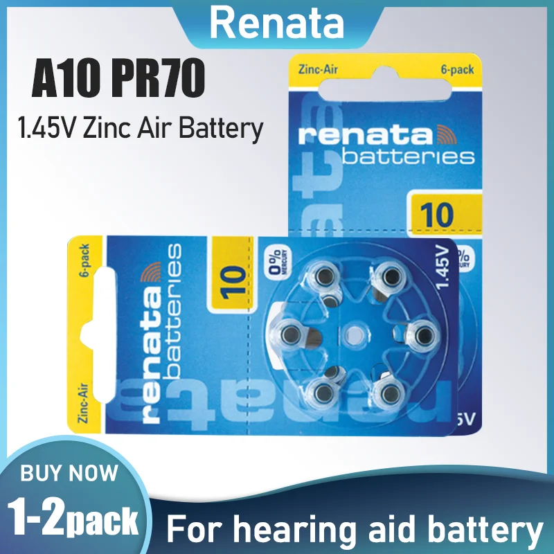 A10 Battery Hearing Aid | Hearing Aid Batteries A10 Pr70 - Free ...