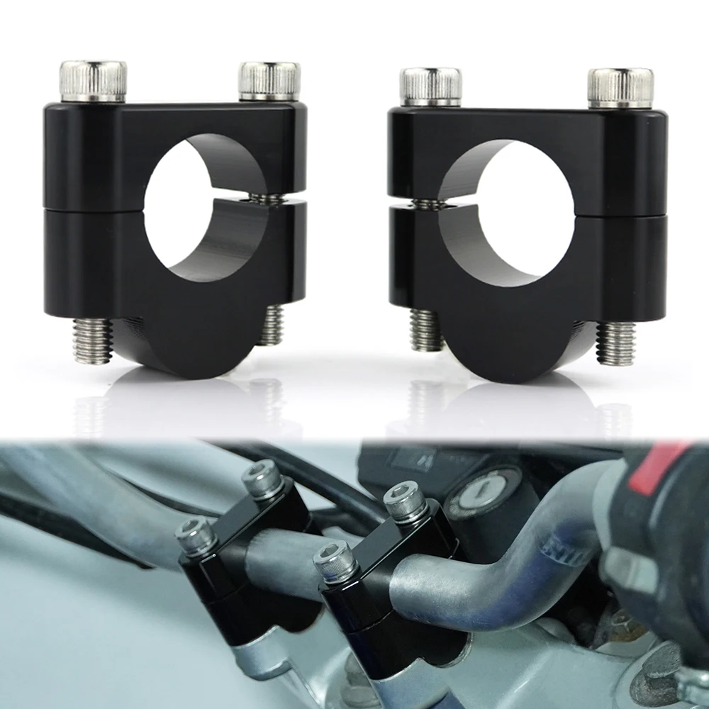 Motorcycle-Handlebar-Riser-Fat-Mount-Clamps-22mm-7-8-For-BMW-G310R ...