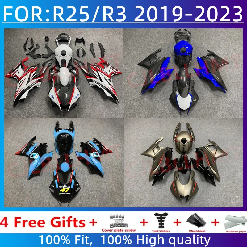 Motorcycle full Fairing body kit fit for Yamaha R3 19-23 R25 2019 2020 ...