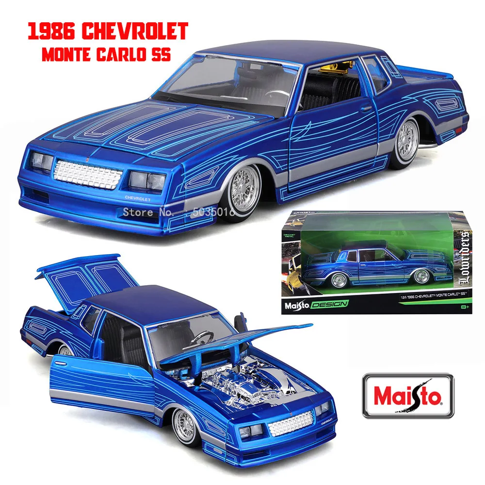 Maisto-1-24-1986-Chevrolet-Monte-Carlo-SS-Classic-car-simulation-alloy ...