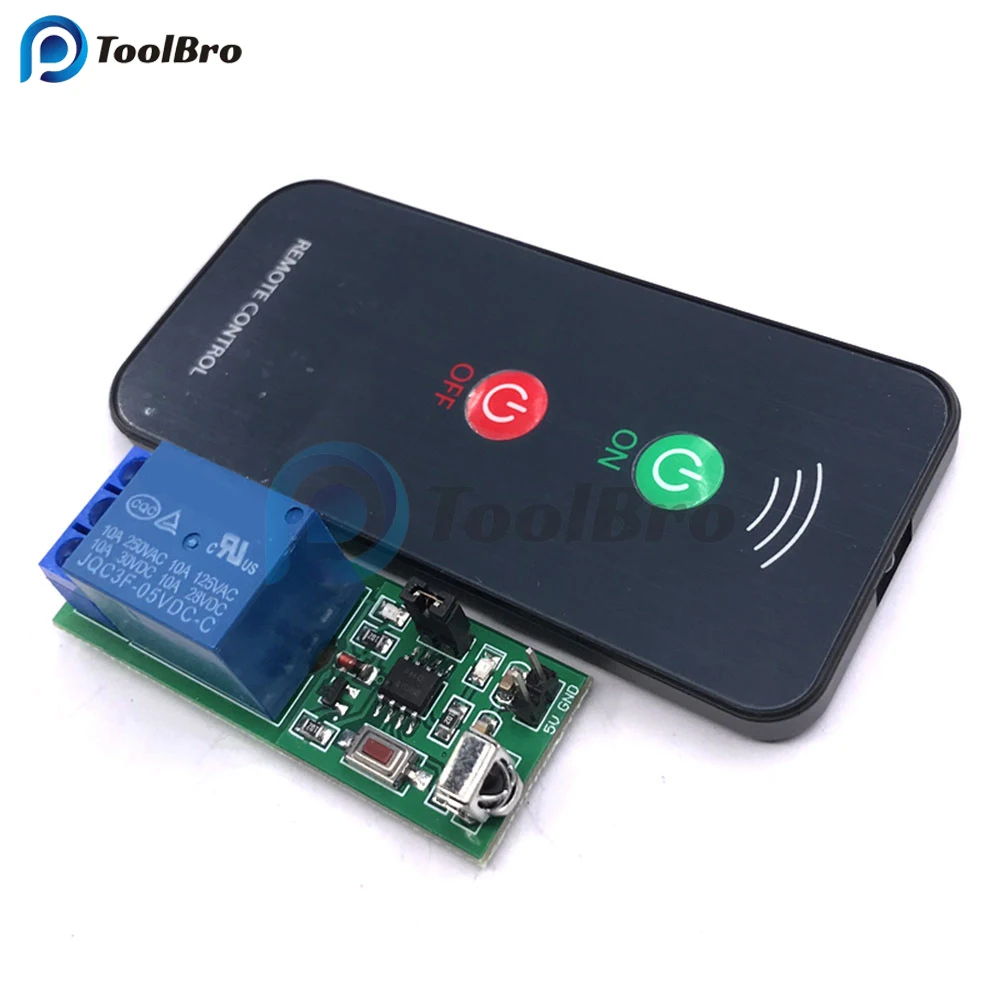 DC-5V-1-Channel-Relay-Module-Infrared-IR-Remote-Switch-Control-1-CH ...