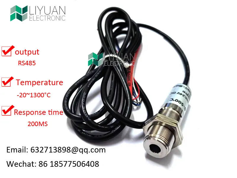 RS485-Modbus-RTU-Mini-term-metro-infrarrojo-en-l-nea-sensor-de ...