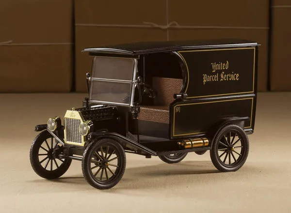 New Diecast 1:18 Scale 1913 Model T Old No.1 Package Car Truck Models ...