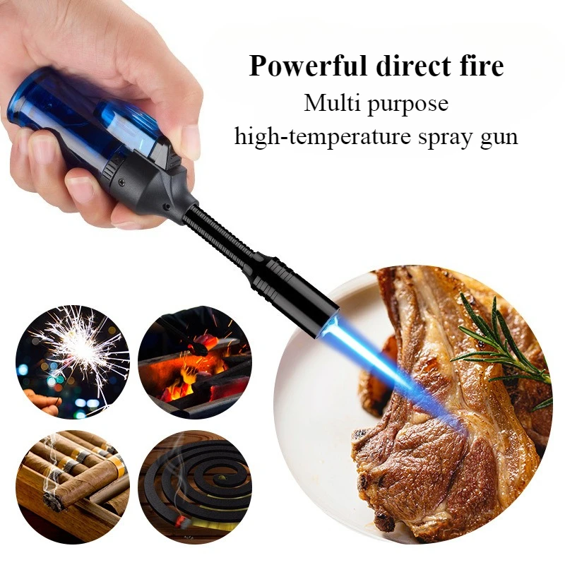 4-Pack Portable Hose High Temperature Blue Flame Spitfire Gun Kitchen ...