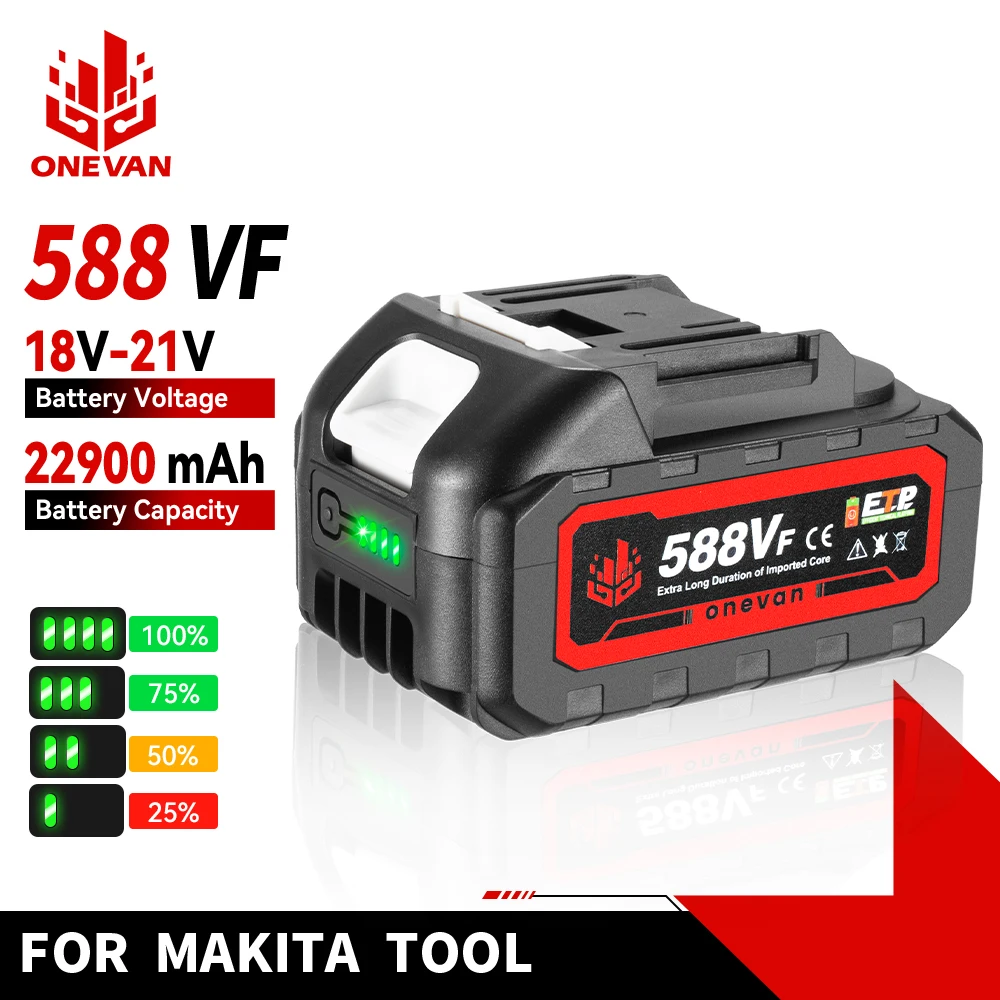 ONEVAN-588VF-Rechargeable-Battery-22900mAh-Lithium-Ion-Battery-For ...