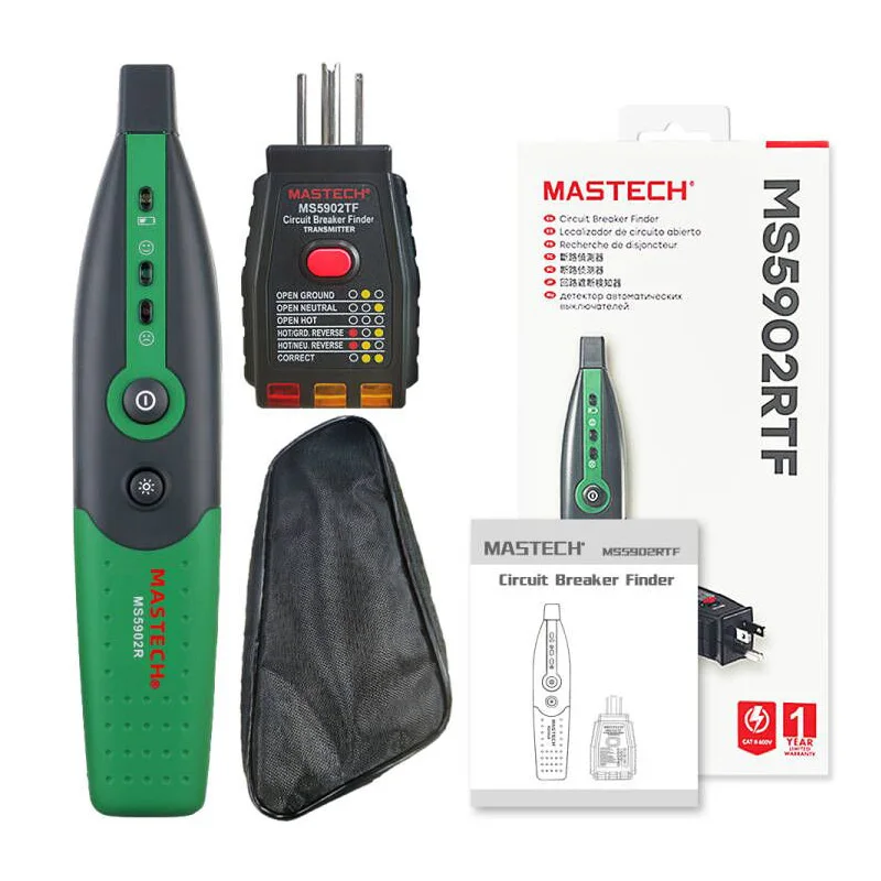 MASTECH-MS5902-Circuit-Breaker-Finder-Socket-Tester-Instruction-Fully ...