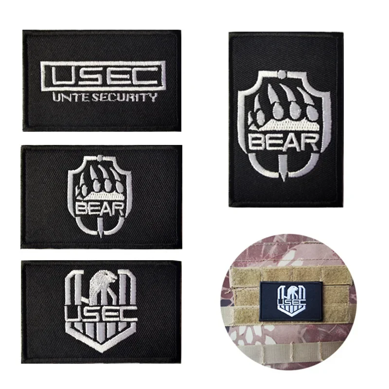 Escape From Tarkov Embroidery Patch Bear Paw Emblem USEC Hook Loop ...