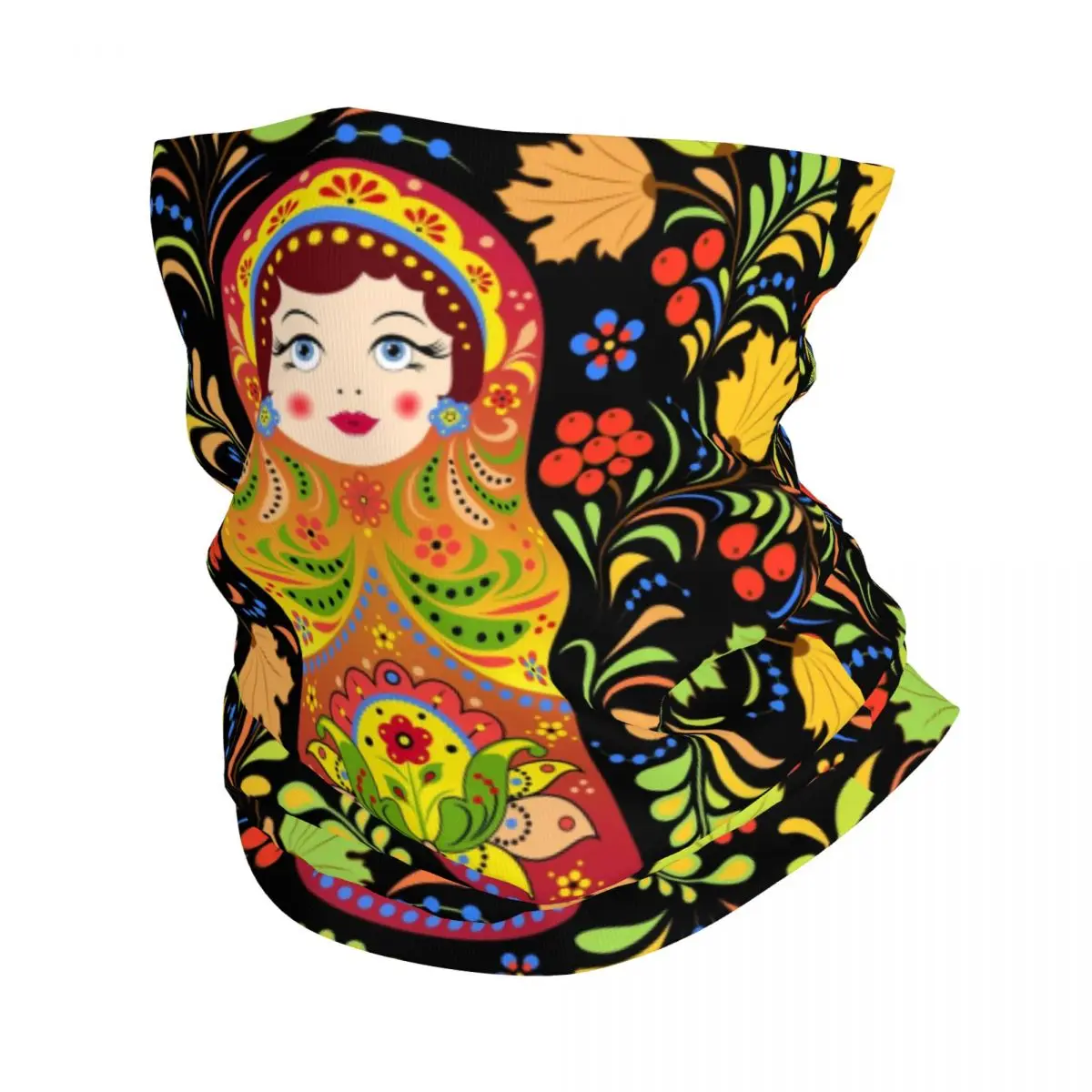 Russian Babushka Matryoshka Doll Winter Headband Neck Warmer Men Women ...