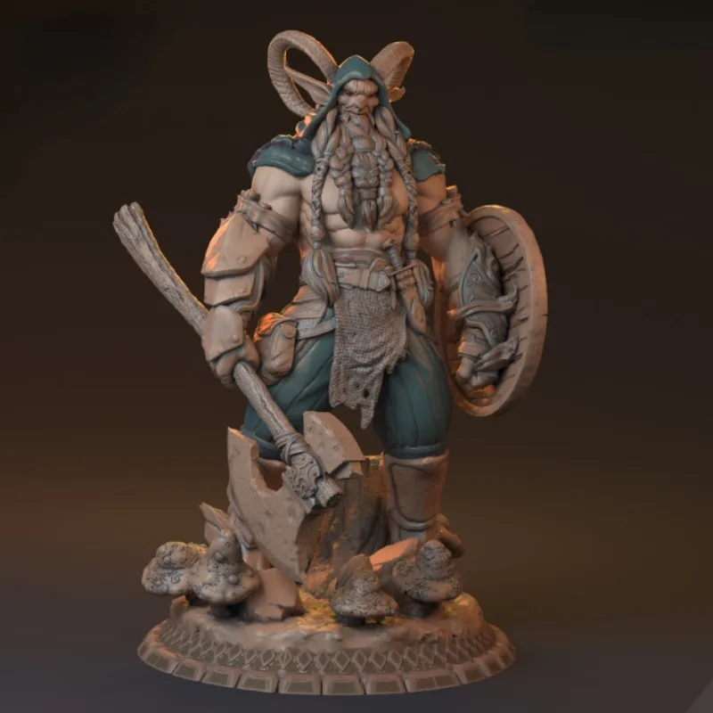 1-24-Full-Height-95mm-Resin-Figure-Model-Kit-Ancient-Warrior-ORC-Axe ...