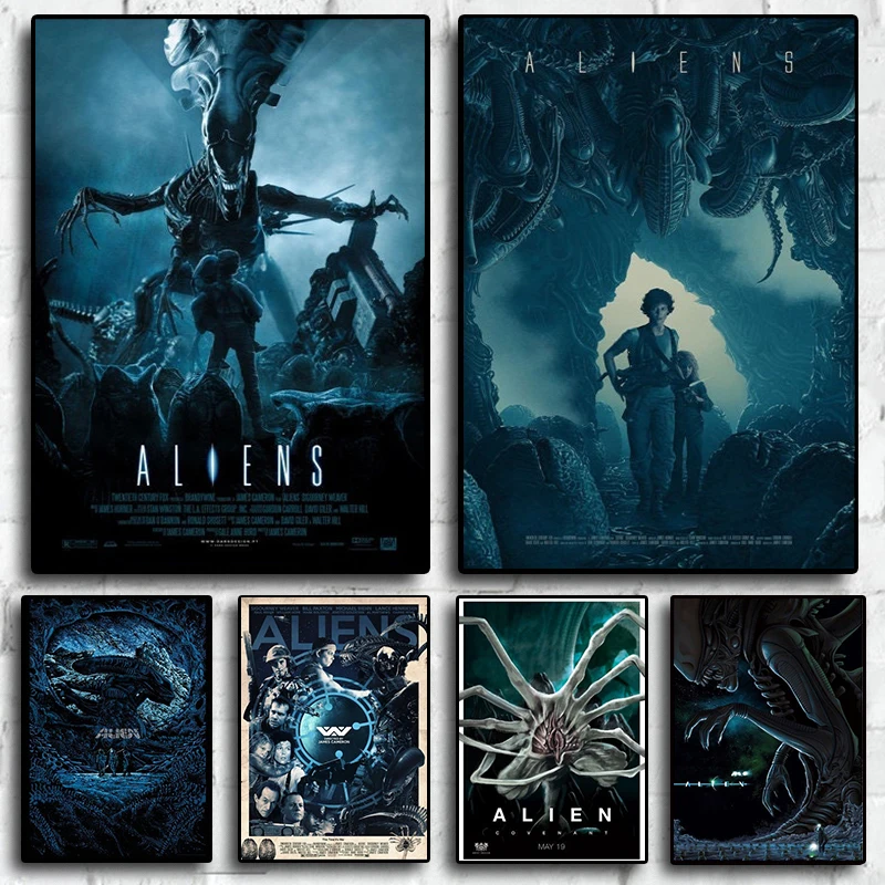 Classic-Movie-Alien-Covenant-Character-Series-Canvas-Painting-Print ...