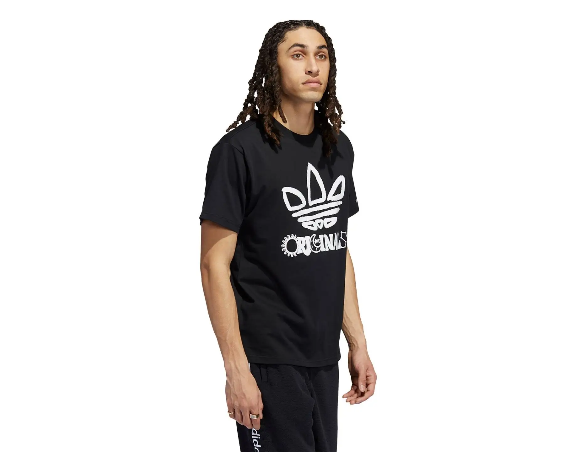 Adidas Original Kaos Pria Harian Warna Hitam Olahraga, 59% OFF