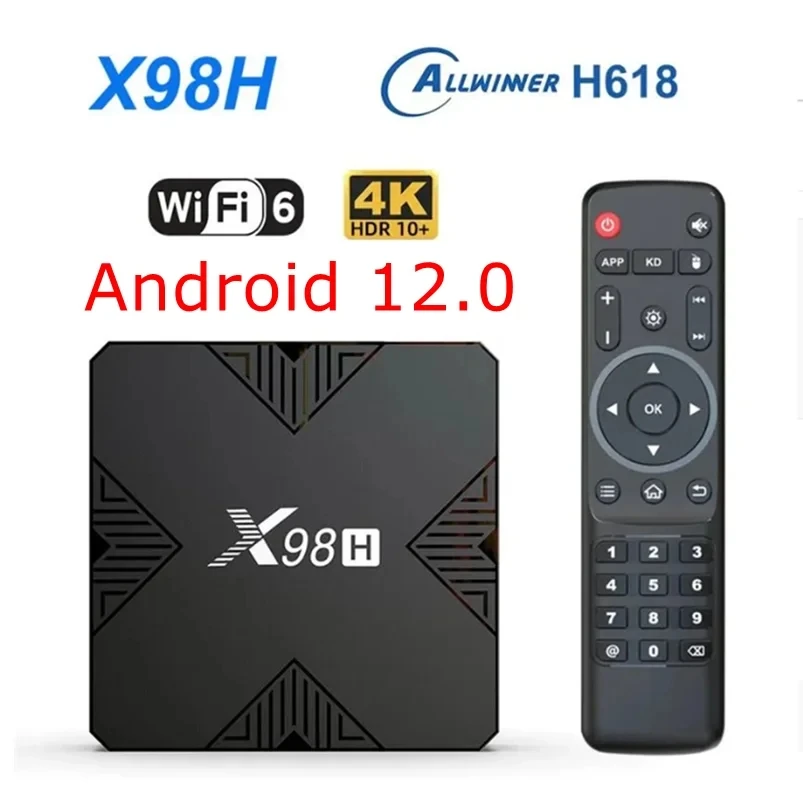 Dispositivo-de-TV-inteligente-X98H-decodificador-con-Android-12-Allwinner-H618-4GB-32GB-4K-6K ...