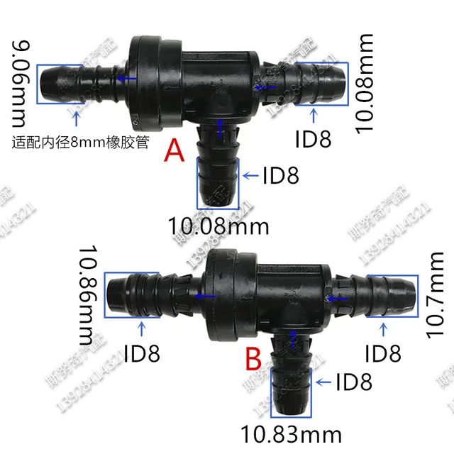 T Valve With Check Valve