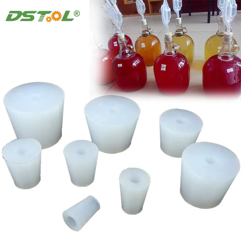 Silicone-Conical-Plug-Cap-Laboratory-Test-Tube-Wine-Plug-Shut-Closing ...
